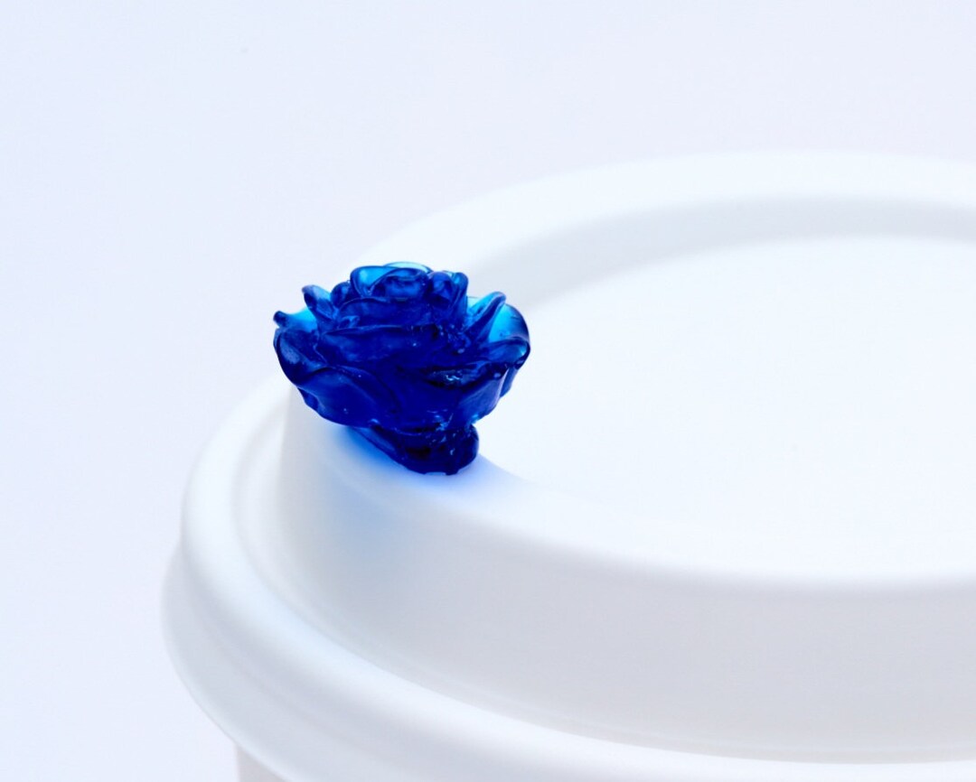 Rose Reusable HOT Coffee Cup Stopper Keychain - Etsy