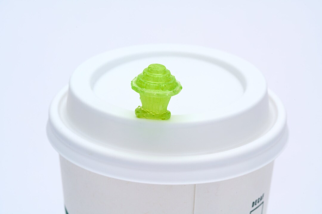 Cupcake Reusable HOT Coffee Cup Stopper Keychain - Etsy