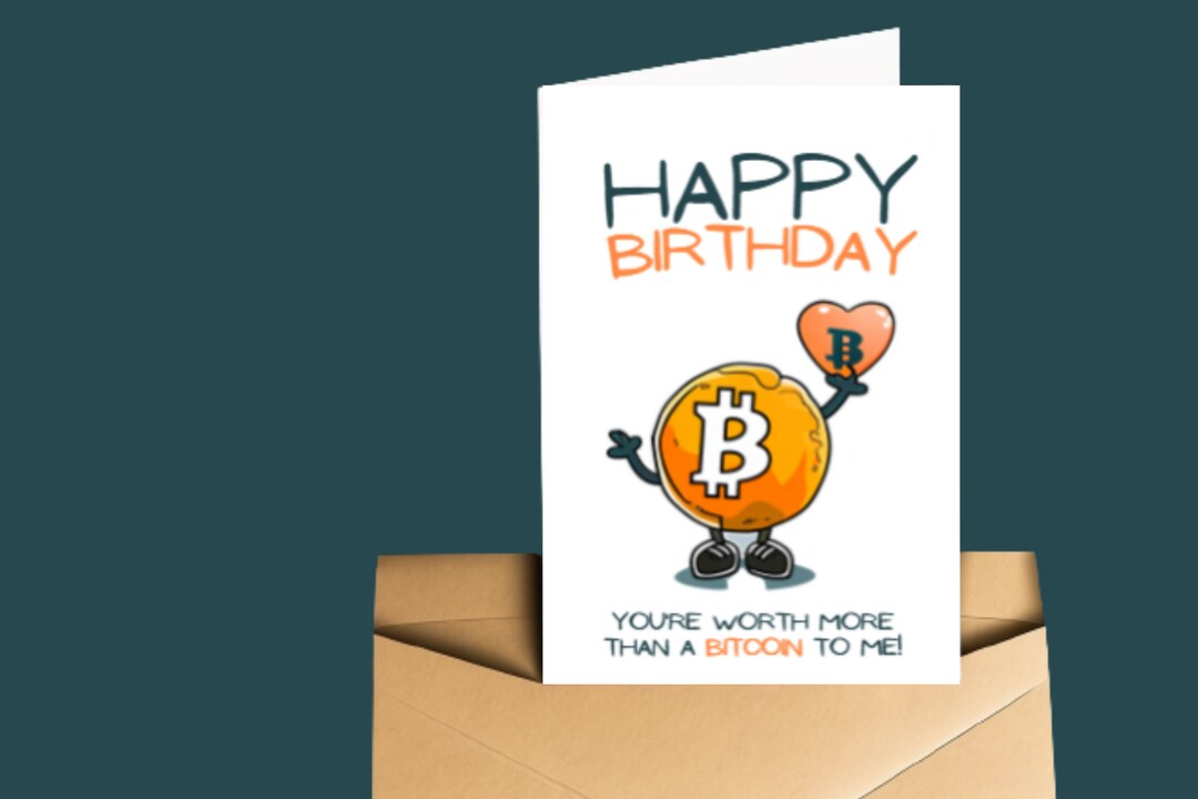 Printable Birthday Card Downloadable Happy Birthday Digital Instant ...
