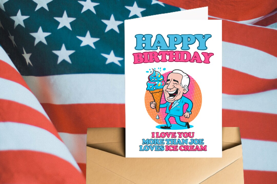 Printable Birthday Card Funny USA President Downloadable Birthday Card ...