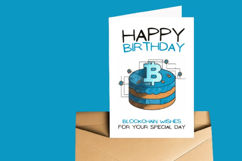 Printable Birthday Card Downloadable Happy Birthday Digital Instant ...