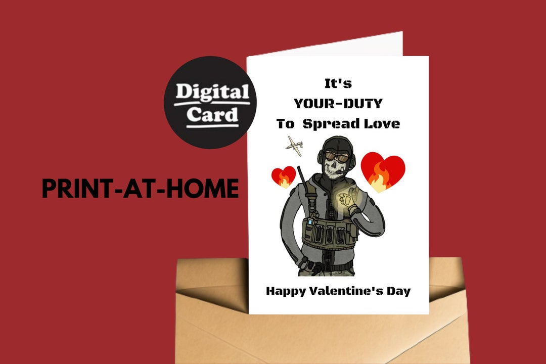 Printable Digital File Instant Download Print at Home Spread Love ...