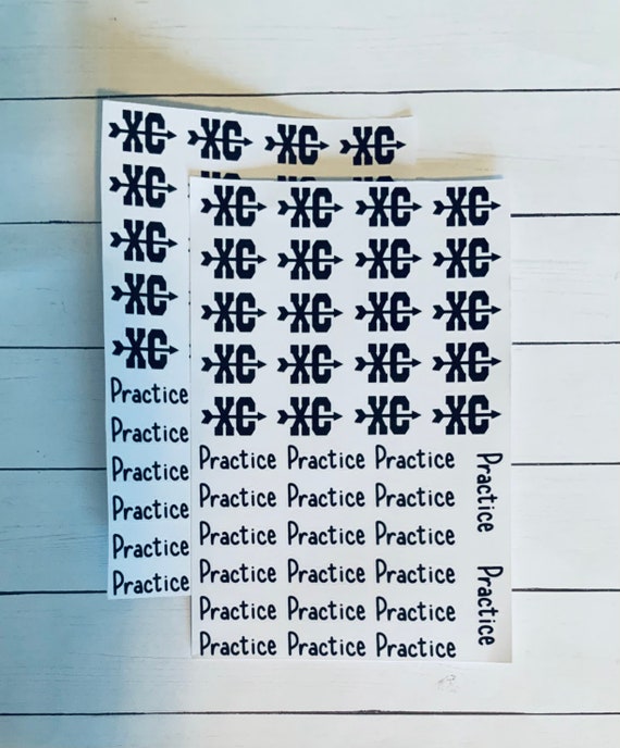 Cross Country Practice Sheet - Etsy