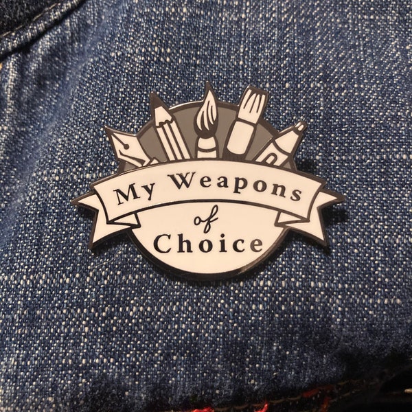 Artist Enamel Pin - Etsy