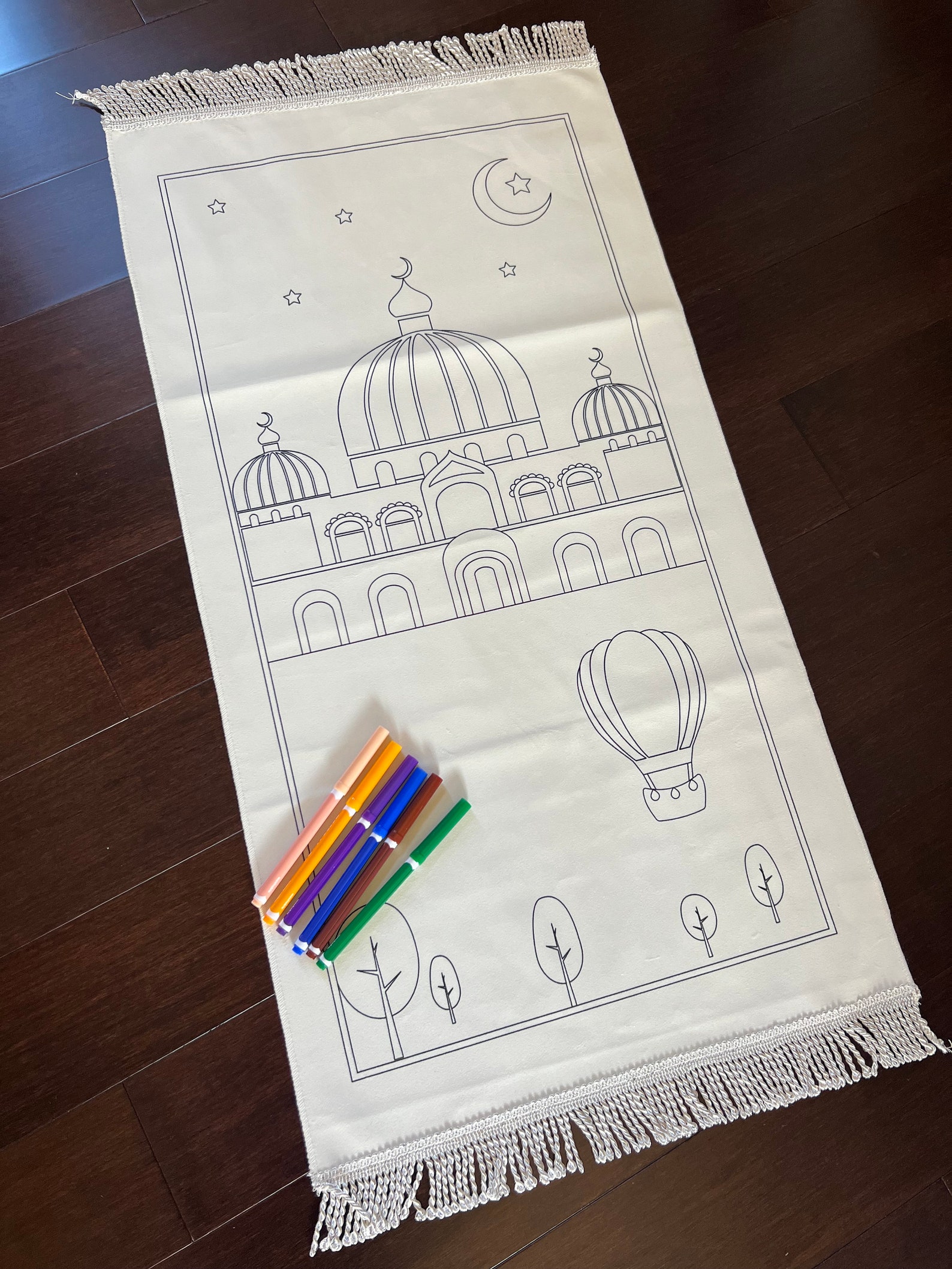 Coloring Kids Prayer Mat - Etsy
