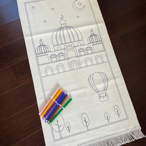 Coloring Kids Prayer Mat - Etsy
