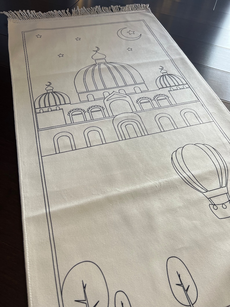 Coloring Kids Prayer Mat - Etsy