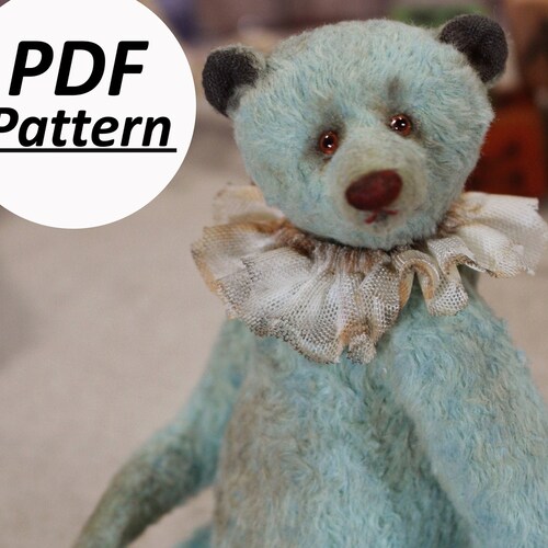 Bear Cub Sewing Pattern Realistic Bear Pattern PDF Teddy - Etsy