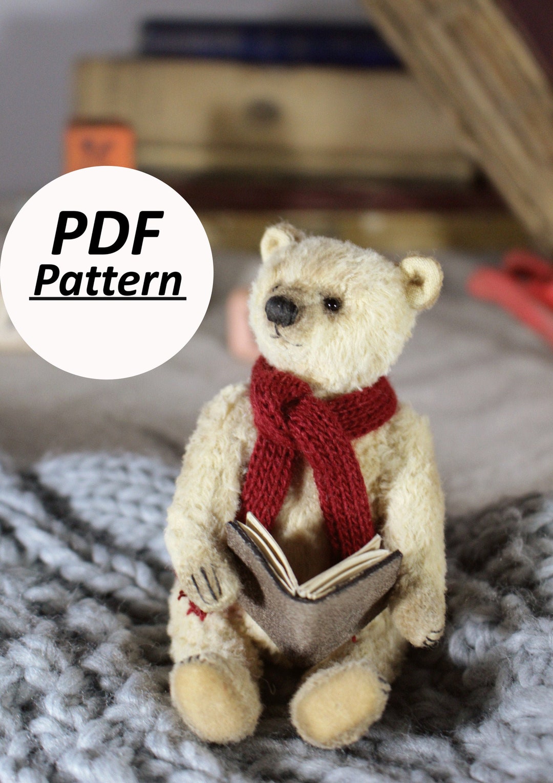 Classic Vintage Teddy Bear Pattern for Sewing Teddy Bear - Etsy