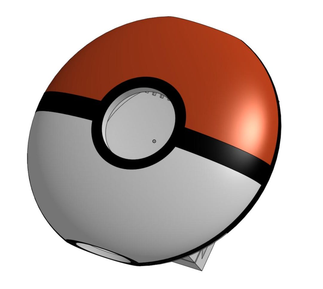 3D Model/paint Kit Pokéball / Pokémon Go Plus Protective Case - Etsy