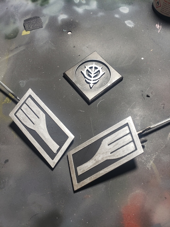 Zeon badges for cosplay file only | Etsy