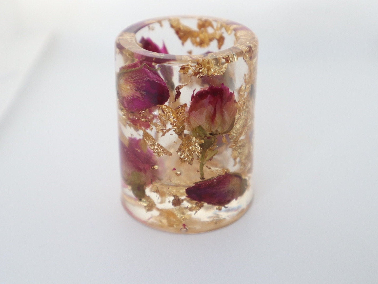 Personalised Resin Flower Shot Glass, Resin Shot Glass, Resin Foil ...