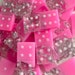 Pink Pastel Handmade Resin Dominoes, Customised Dominoes, Pastel ...