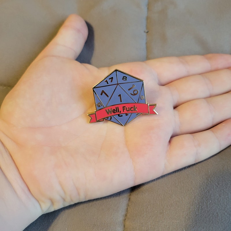 Dnd Enamel Pin - Etsy