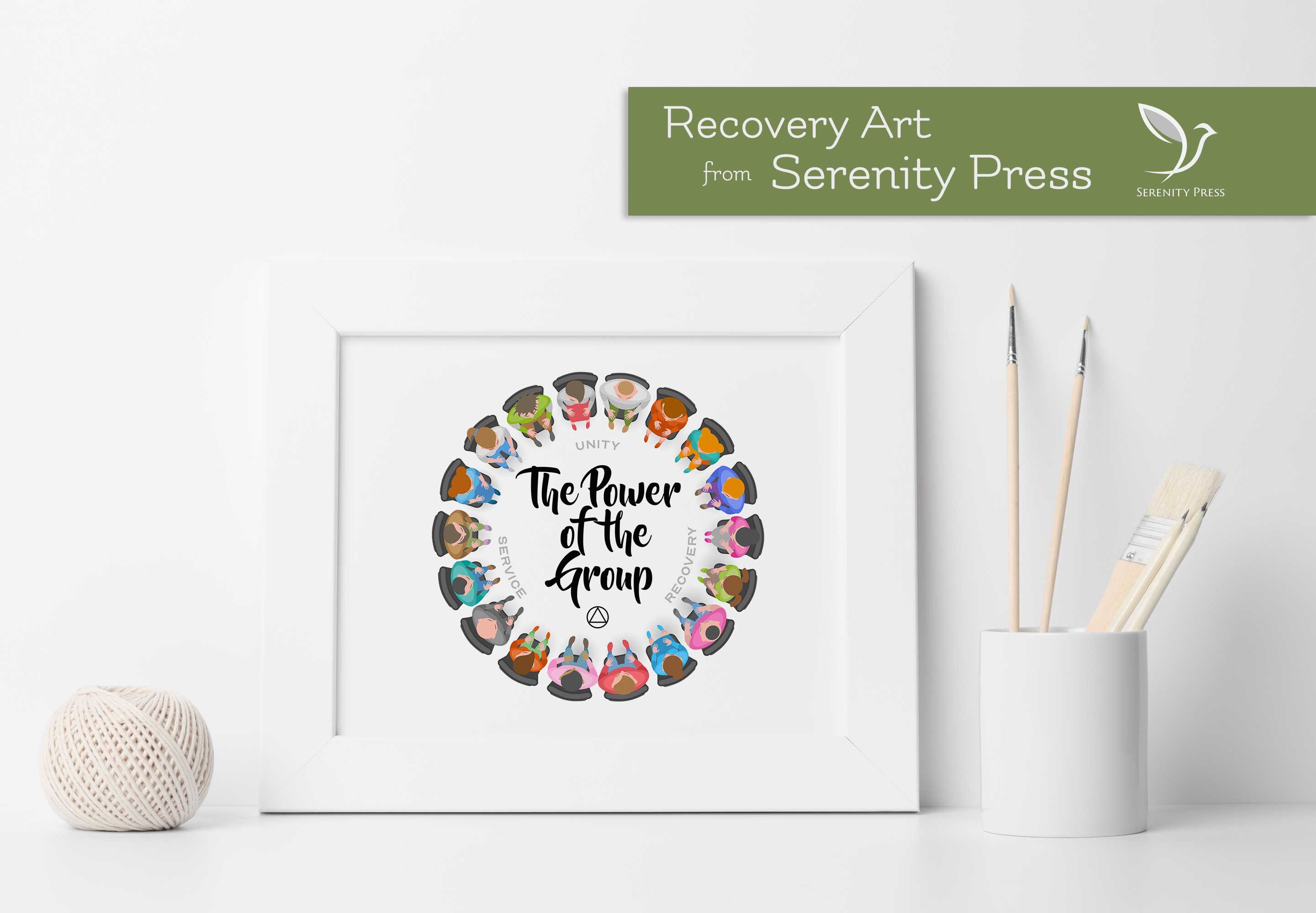 Power of the Group, Printable Recovery Art, Alcoholics Anonymous ...