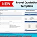 Travel Quotation Template, Create Detailed Travel Quotes, Easy ...