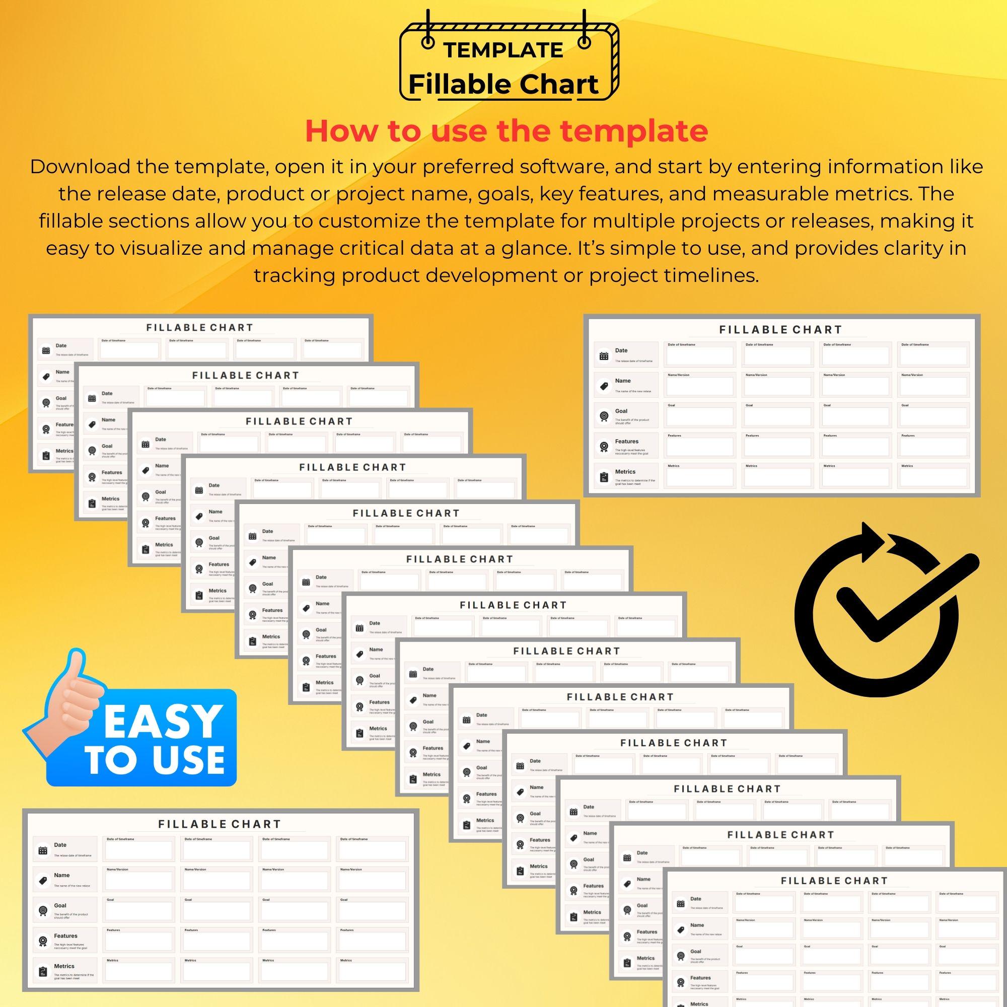 Fillable Chart Template, Google Sheets Planner, Editable Data Tracker ...