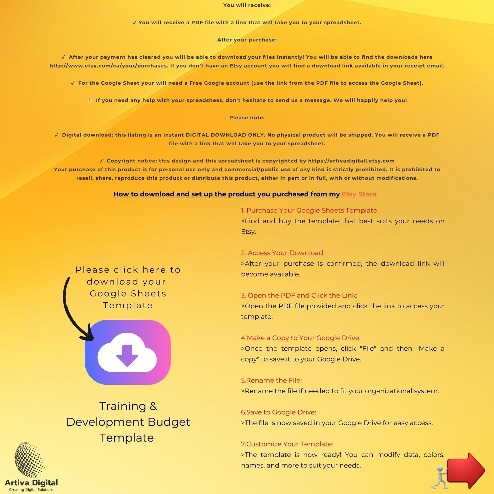 Training and Development Budget Template, Google Sheets, Employee ...