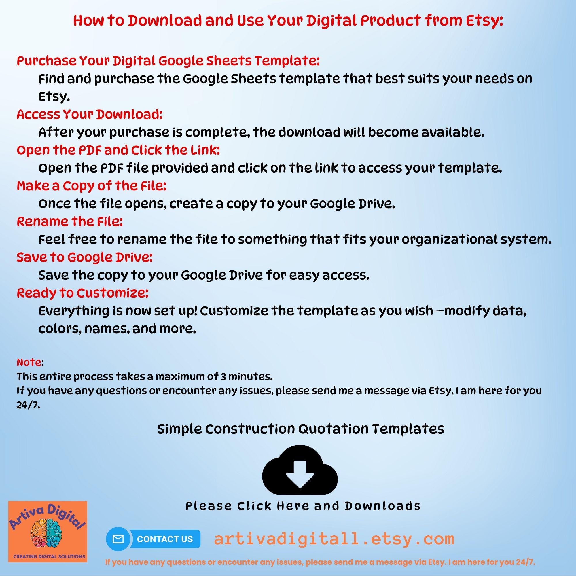 Simple Construction Quotation Templates, Create Accurate Quotes ...