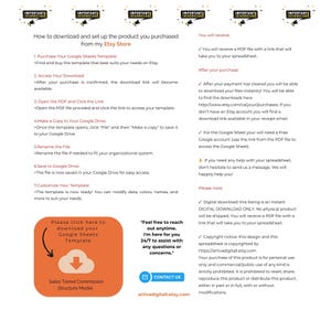 Sales Tiered Commission Structure Template, Google Sheets, Sales ...