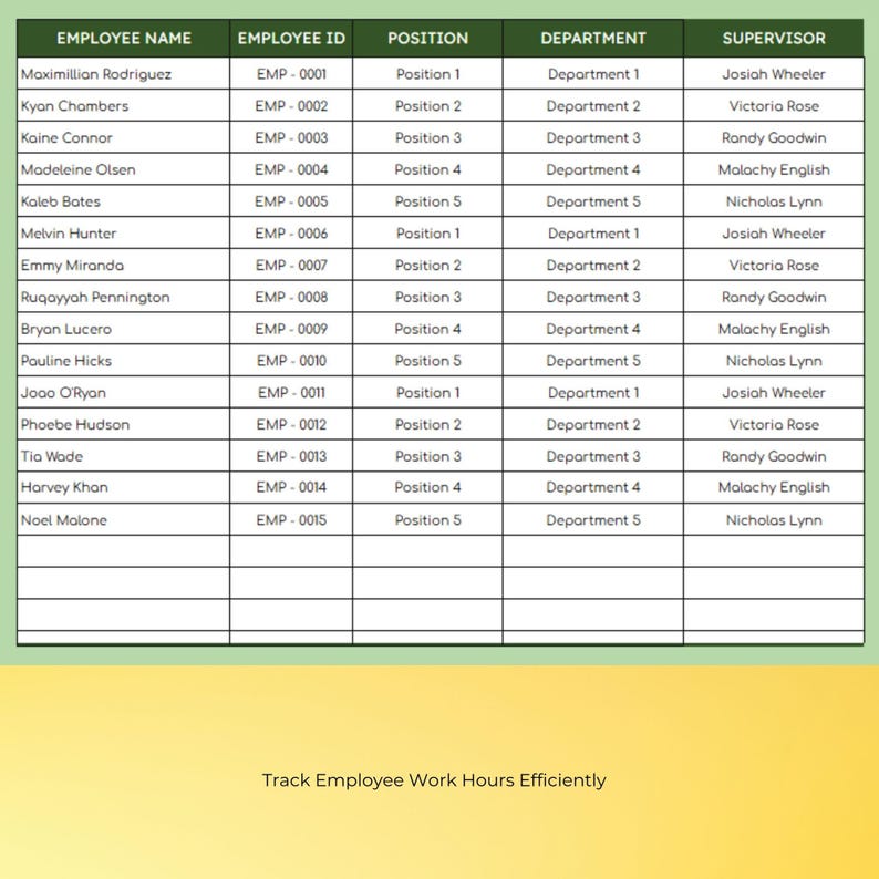 Daily Construction Timesheet Template, Google Sheets Work Log, Employee ...
