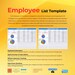 Employee List Template, Organize Employee Details, Track Roles and ...