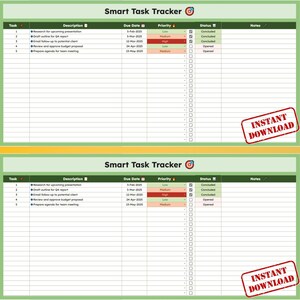 Smart Task Tracker, Google Sheets To-do List, Task Management ...
