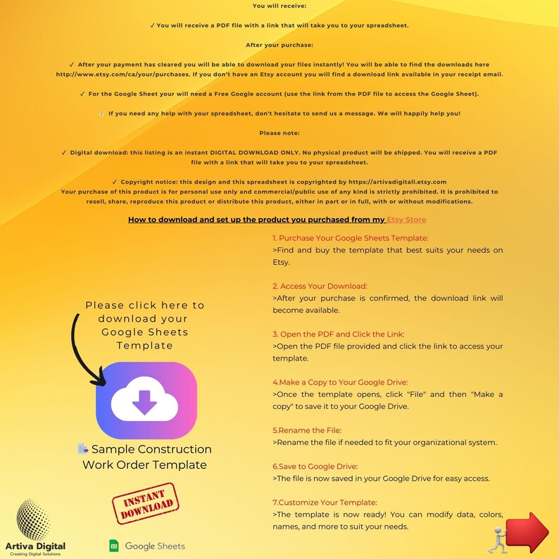 Sample Construction Work Order Template, Google Sheets Work Order ...
