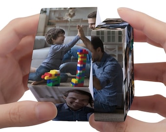 Custom Photo Puzzle Cube Expedited Shipping - Etsy