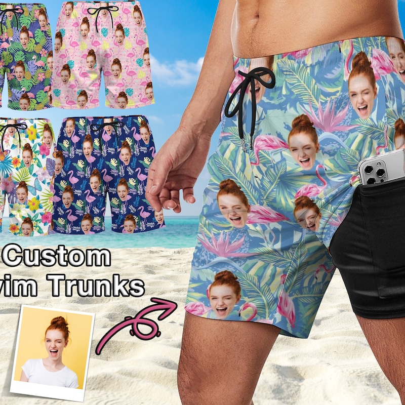 Men See Through Swimming Trunks - Etsy