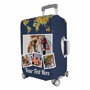 Custom Luggage Covers With Picture Personalized Photo Suitcase Covers ...