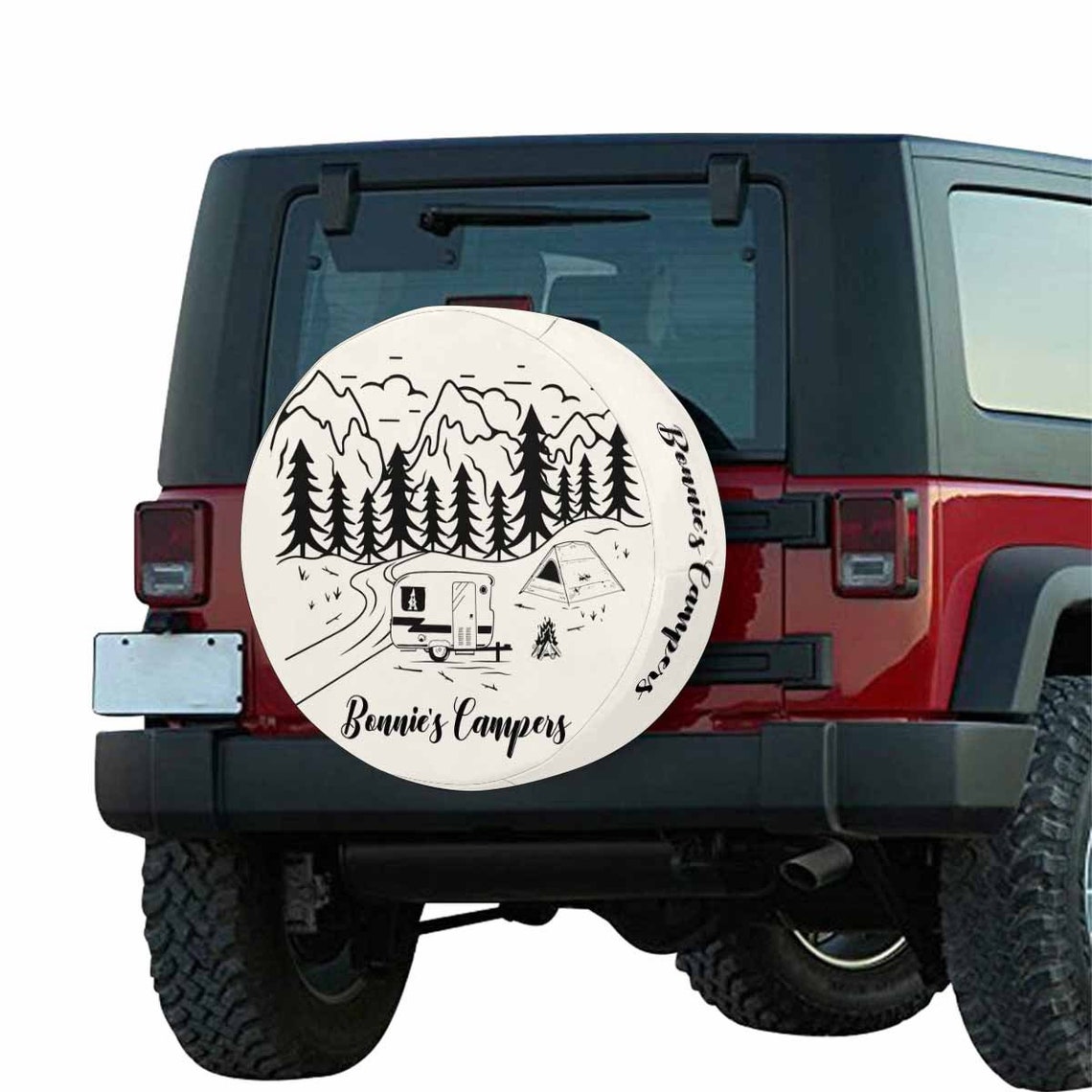 Custom Spare Tire Cover With Text Personalized Wheel Cover for - Etsy