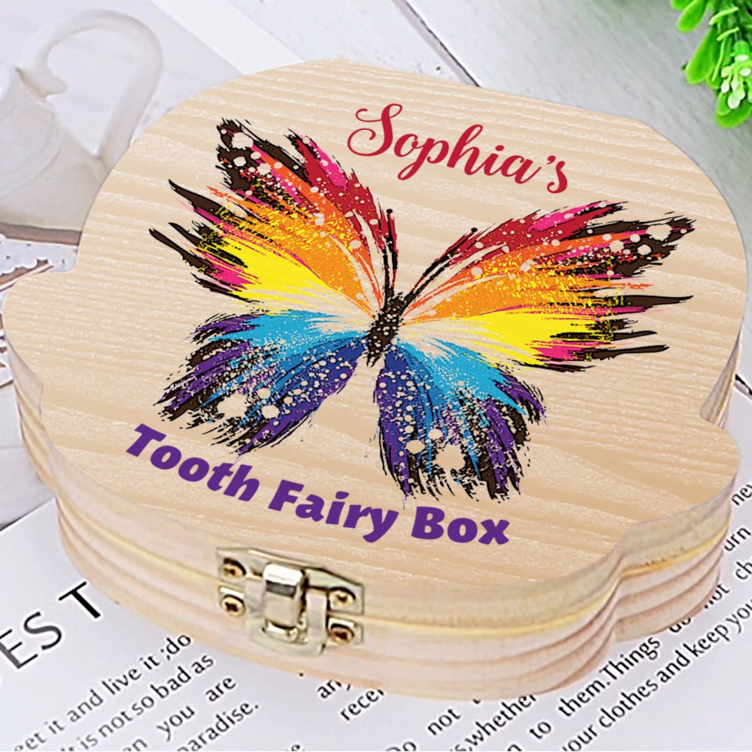 Tooth Box, Custom Tooth Fairy Holder,tooth Fairy Trays With Name ...