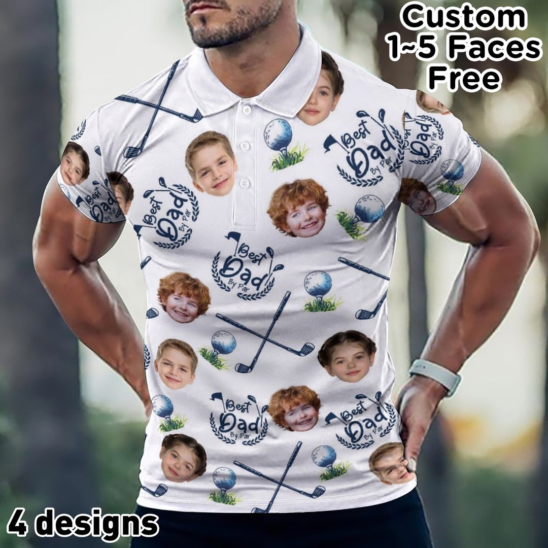 Custom Polo Shirt Personalized Short Sleeve Golf Shirt With Logo Photo ...