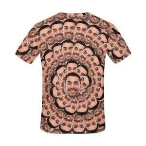 Custom Face T-shirt for Women,personalized Short Sleeve Shirt With ...
