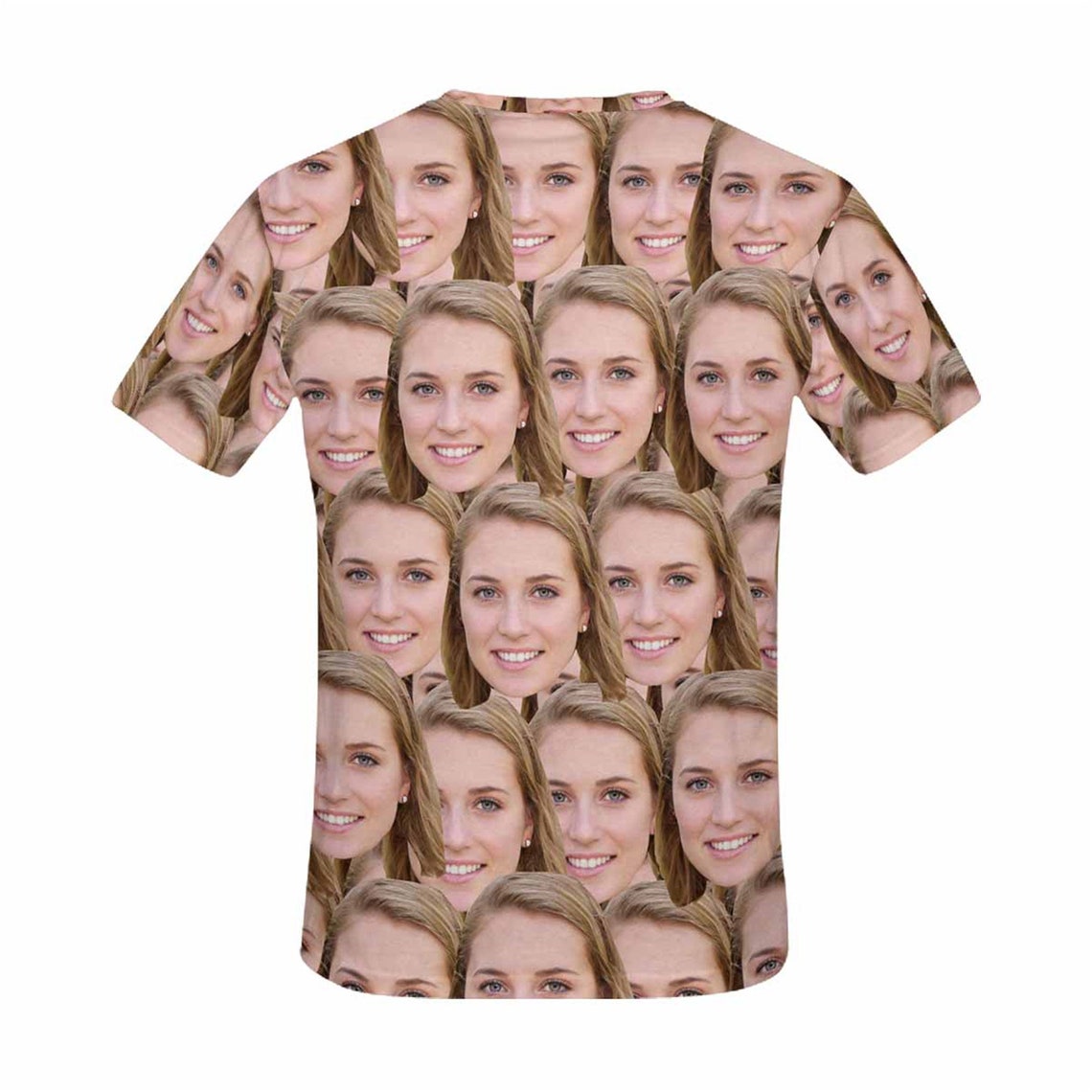 Custom Girlfriend Face Men's T-Shirt Personalized Seamless | Etsy