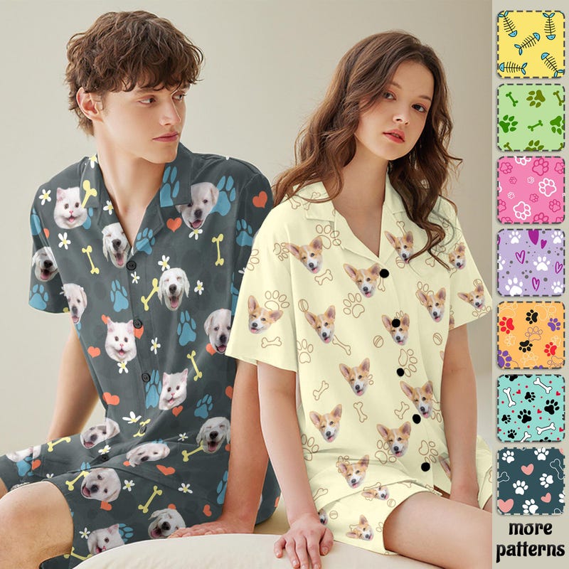 Custom Print Pajamas - Etsy Australia