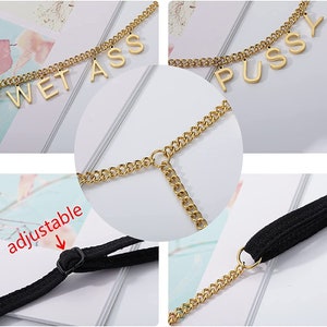 Custom Name Letters Thong,personalized DIY Name Alphabet Underwear ...