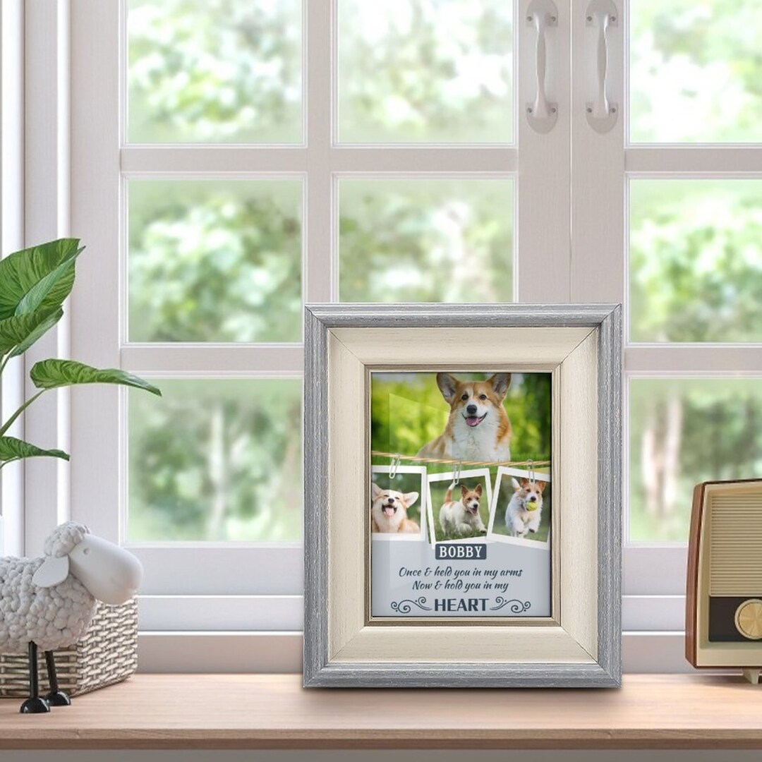 Wooden Photo Framecustom Add Your Own Text Photo - Etsy