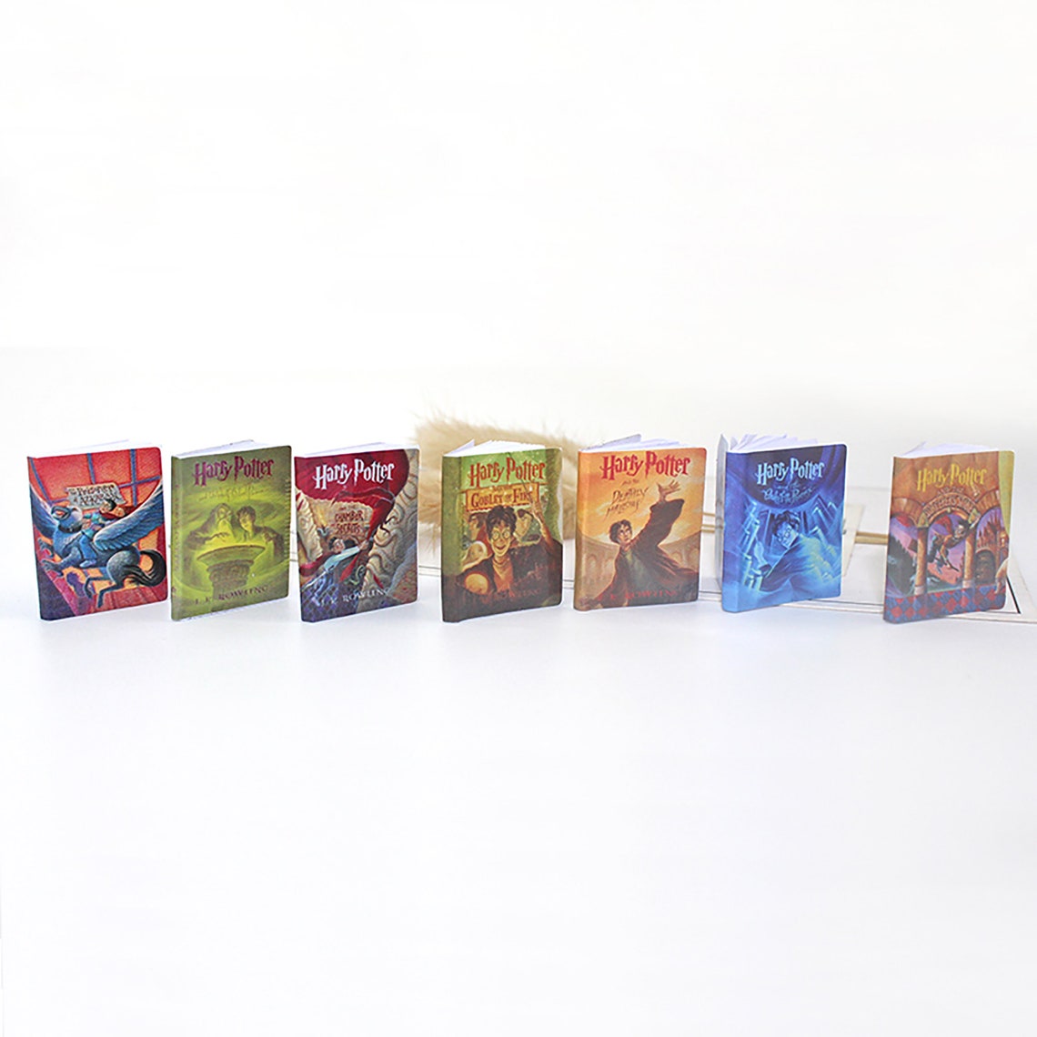 7Pcs Mini Harry Potter Books Miniatura Harry Potter Books | Etsy