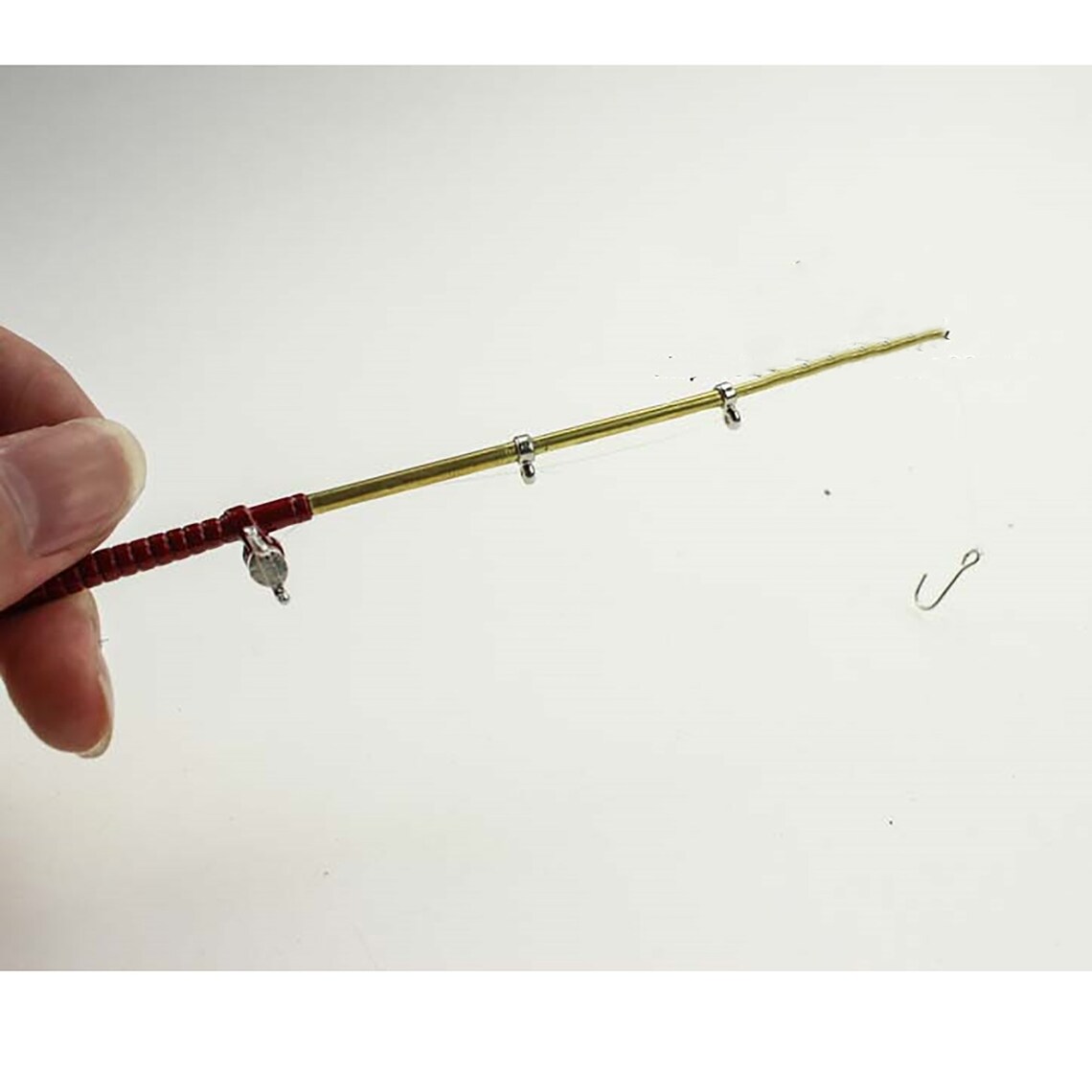 140MM Miniature Fishing rod 1/6 1/12 Scale Mini Fishing rod | Etsy