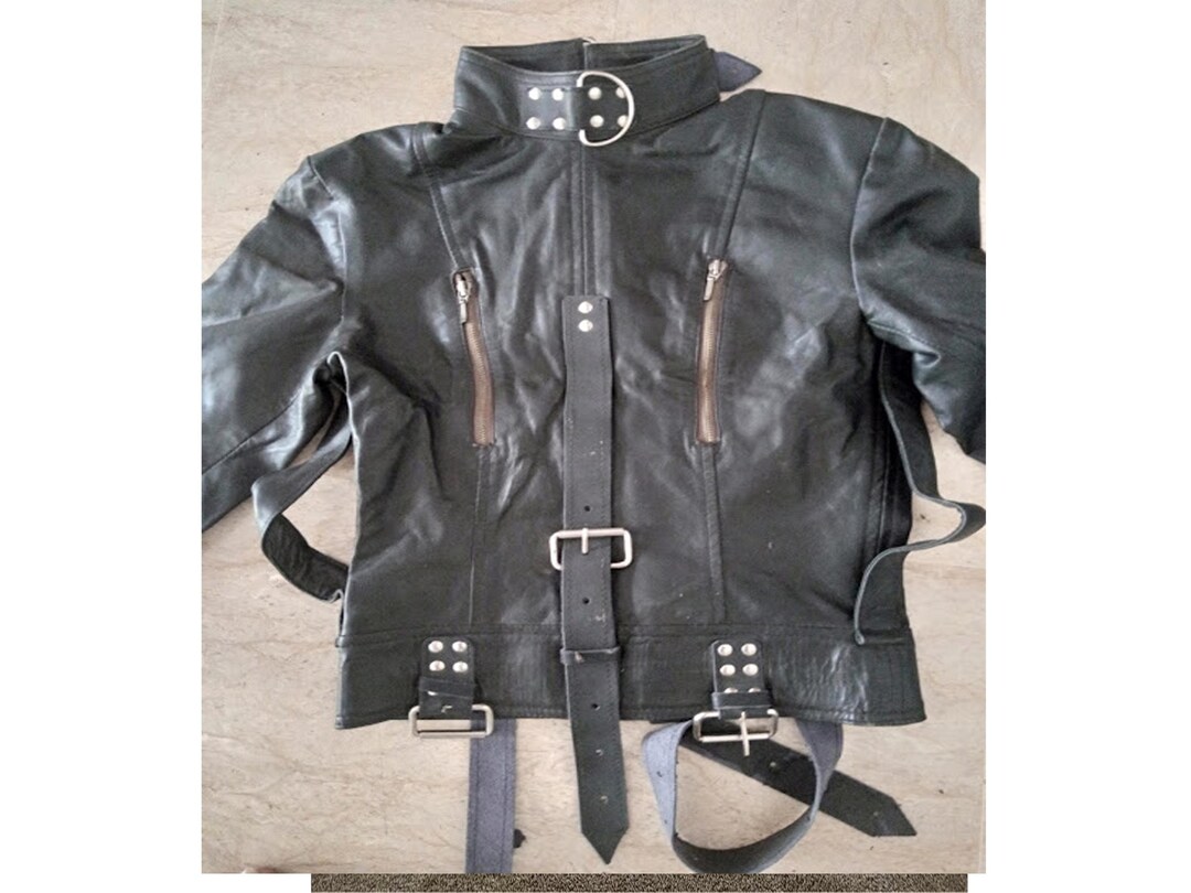 Real Leather Women Escapology Straitjacket, Zwangsjacke Clubwear ...