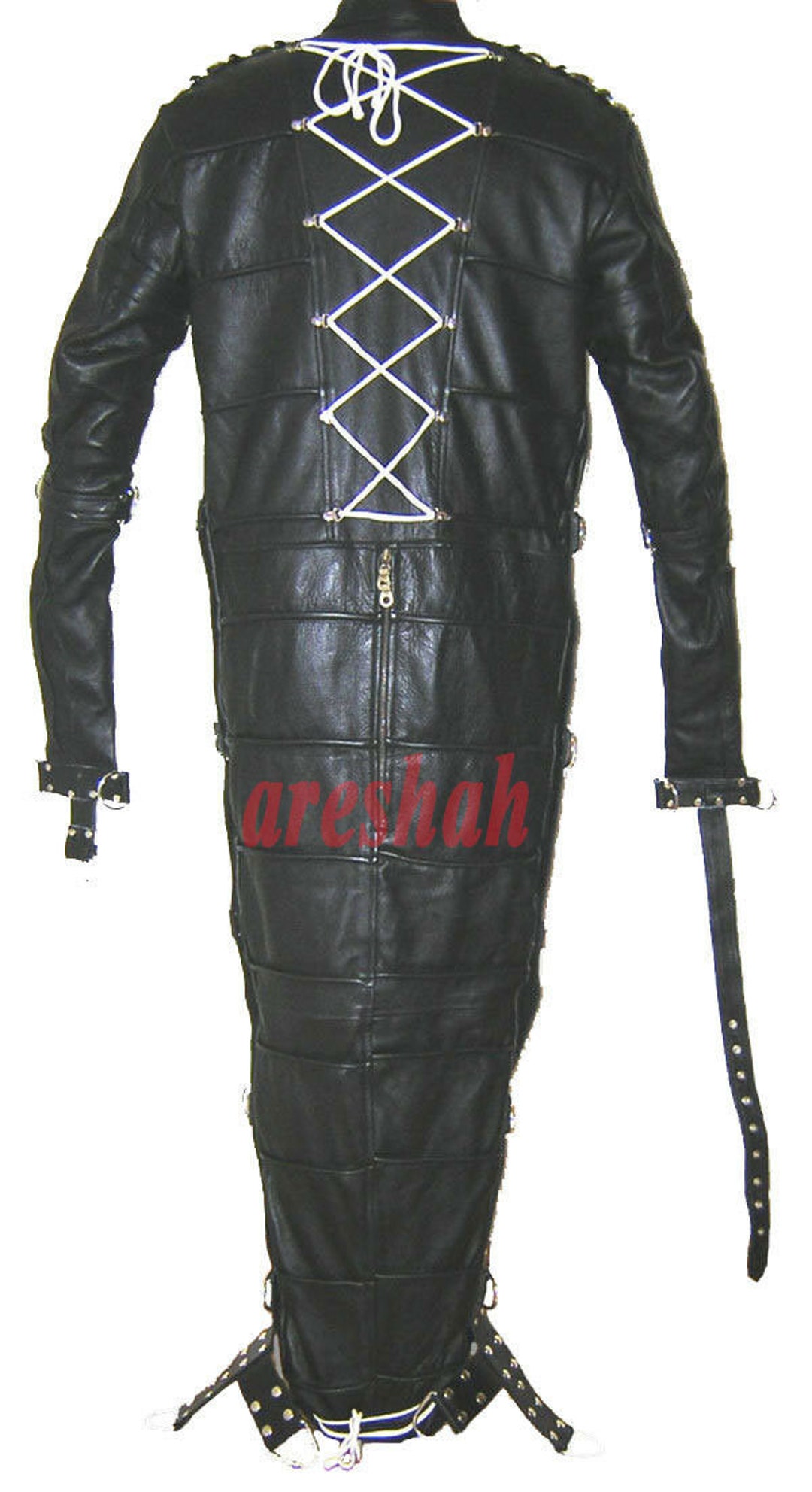 Genuine Leather Sleepsack, Mummification Strait Jacket, Neoprene ...