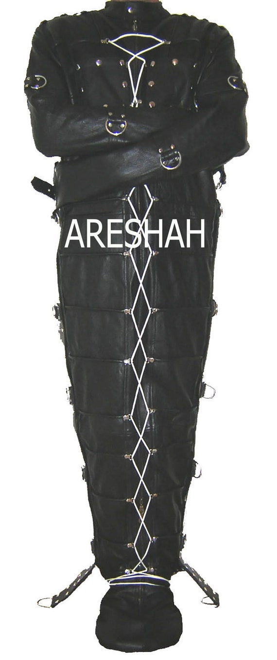 Genuine Leather Sleepsack mummification straitjacket Neoprene | Etsy