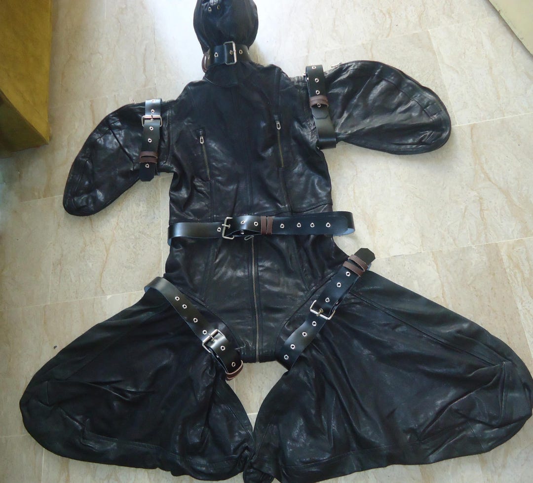 Genuine Leather Bodysuit, Bondage Bodysuit, Mummy Seductive Sensory ...