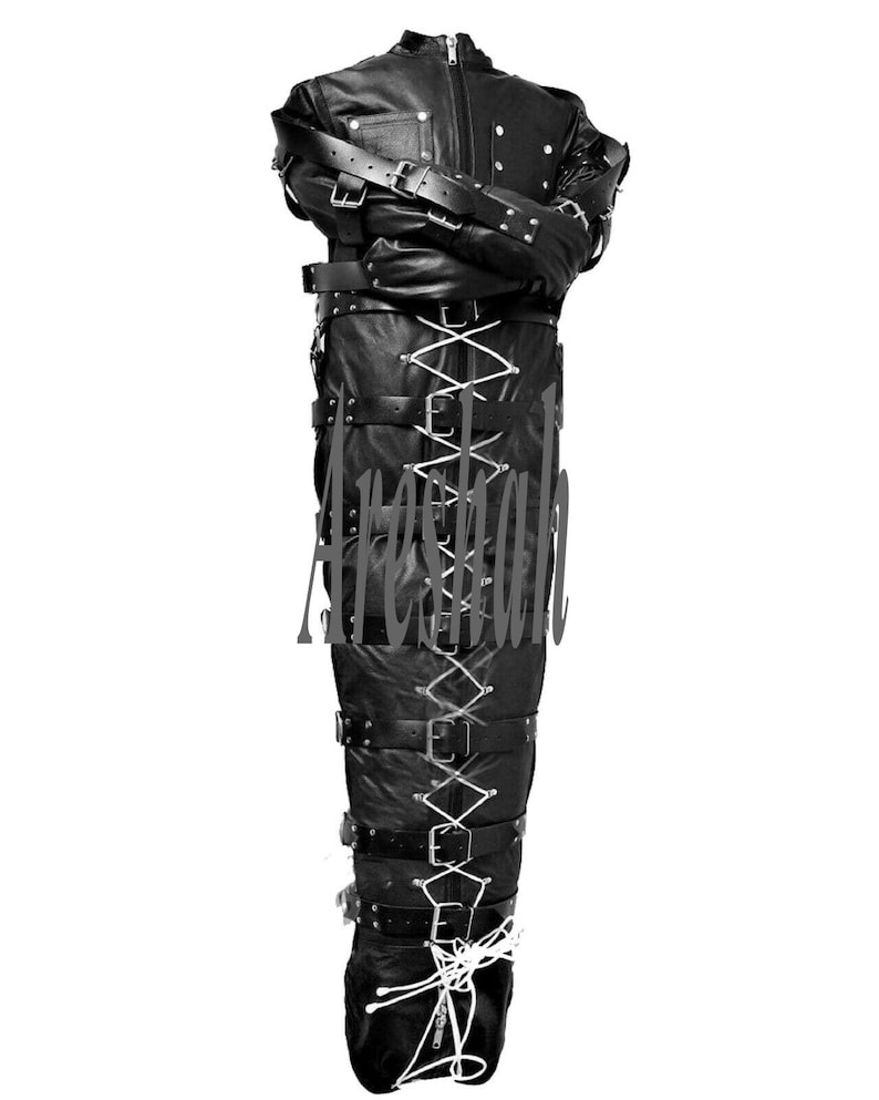 Genuine Leather Sleepsack Mummification Straitjacket Neoprene - Etsy
