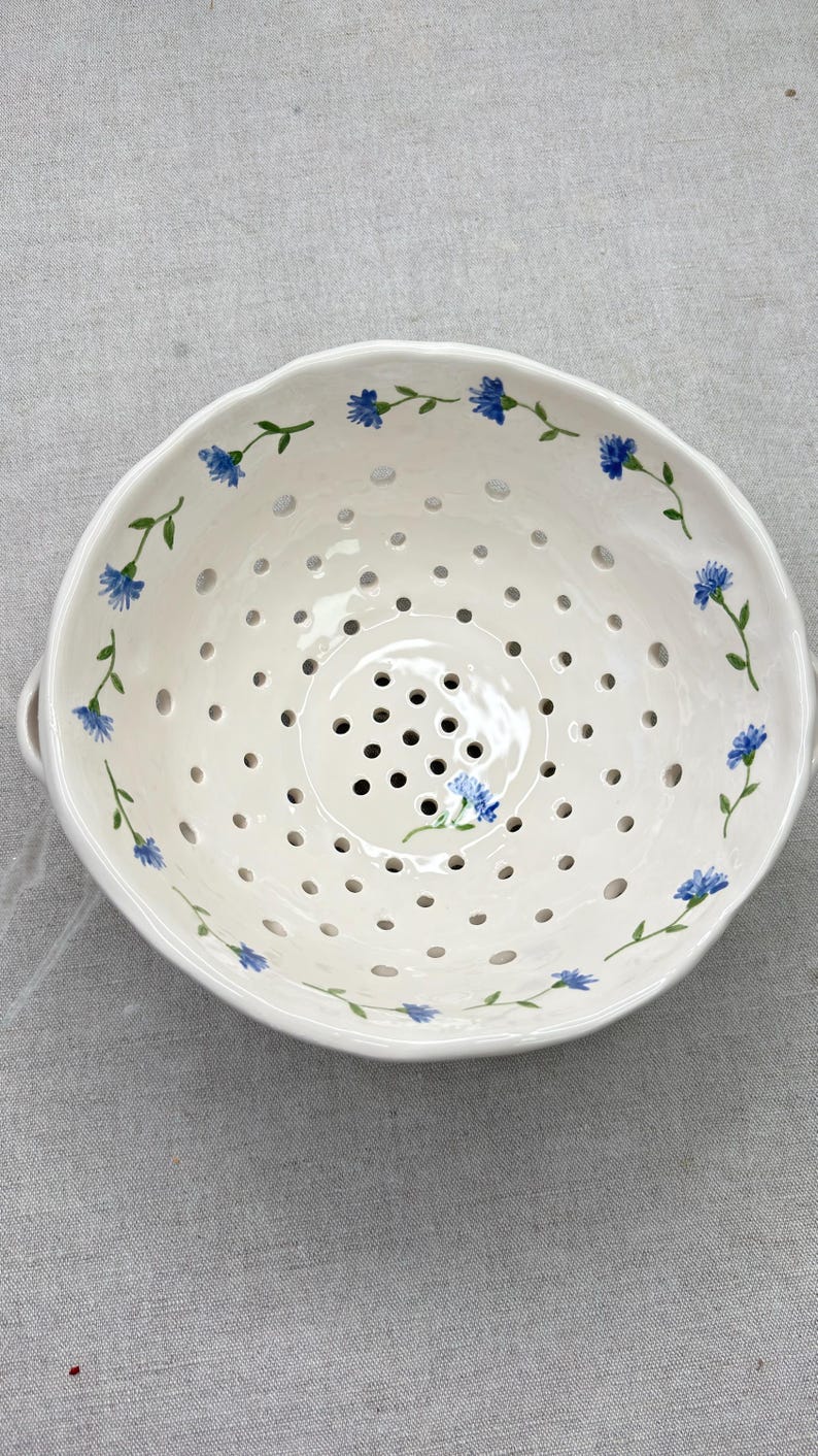 Colander cornflowers - Etsy