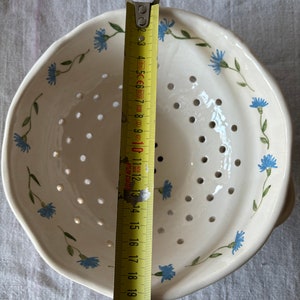 Colander “cornflowers” - Etsy