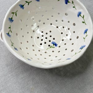 Colander “cornflowers” - Etsy
