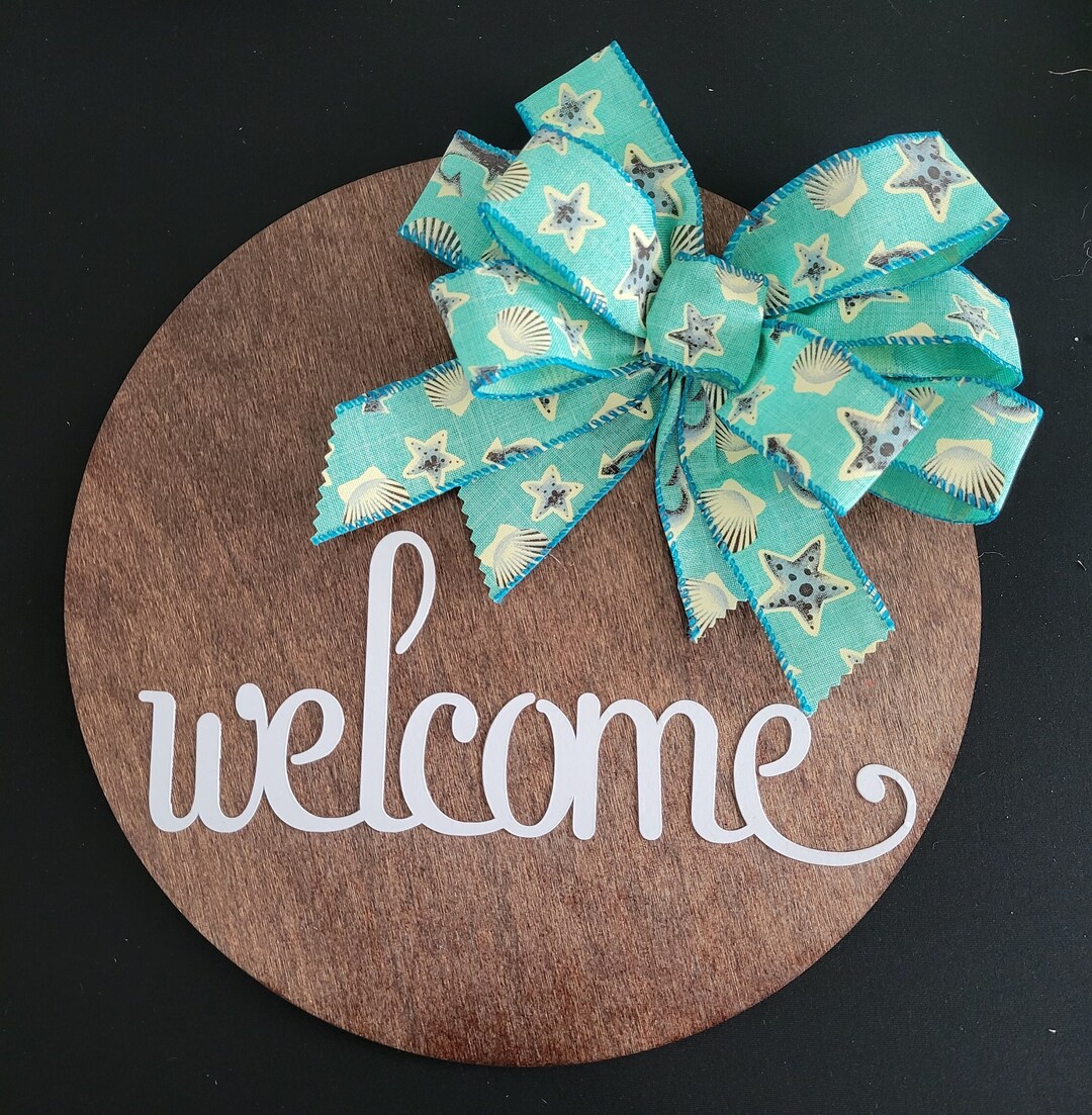 Shell Welcome Sign - Etsy